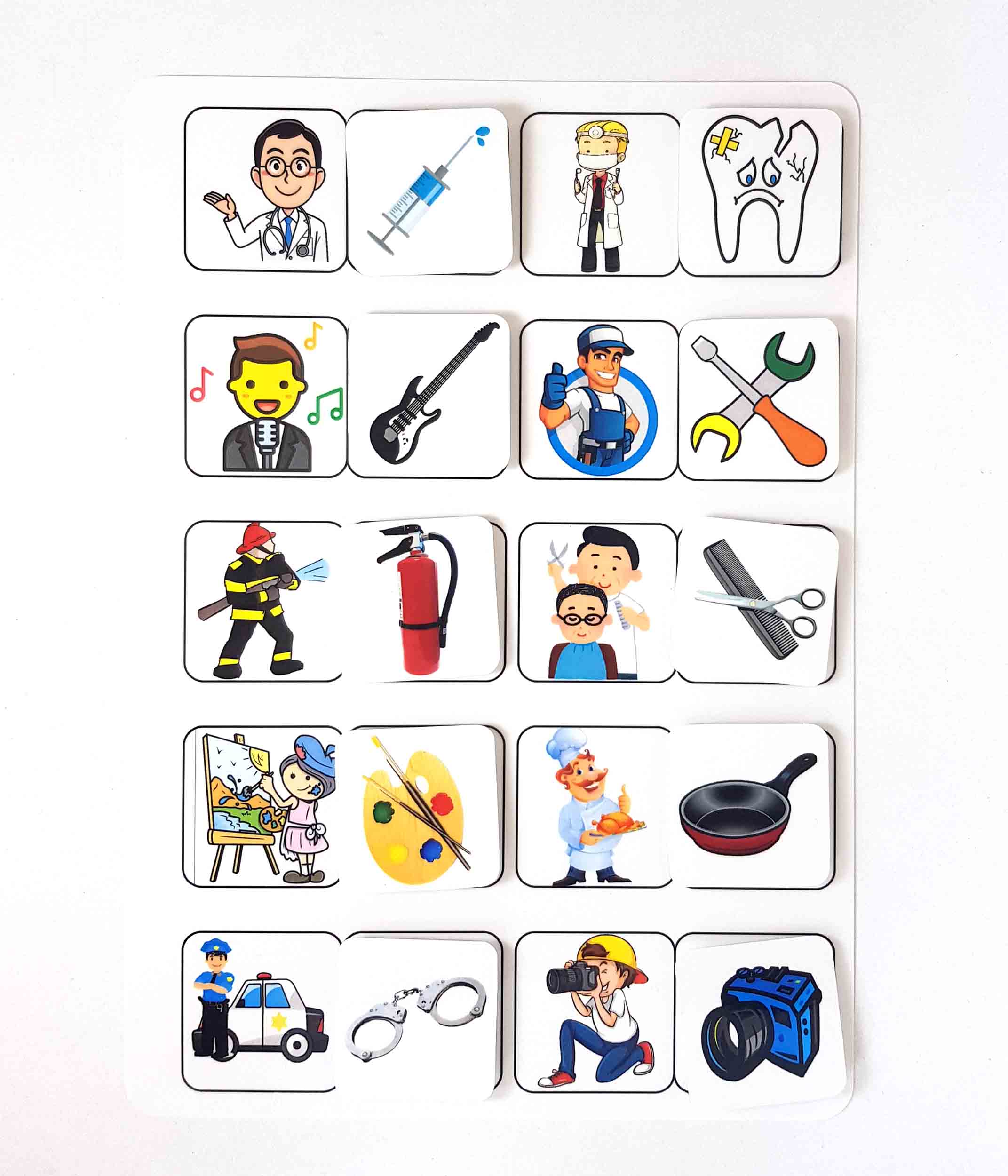 Planșă - Meserii - JAO.RO